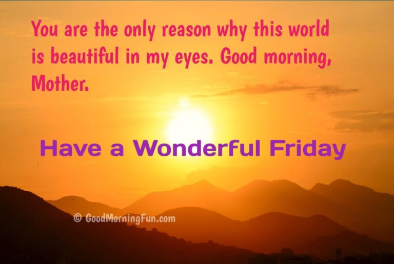 Good Morning Friday Images & Greetings For Whatsapp Status