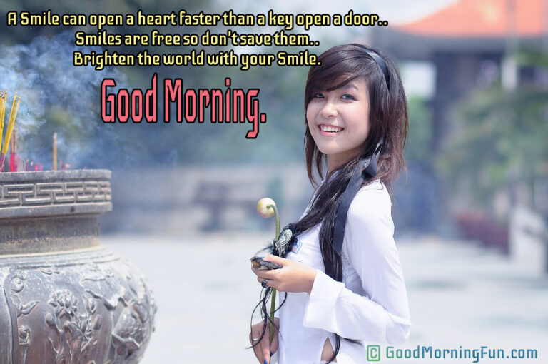 50 Good Morning Quotes on Smile - Smile and be Grateful for all the ...