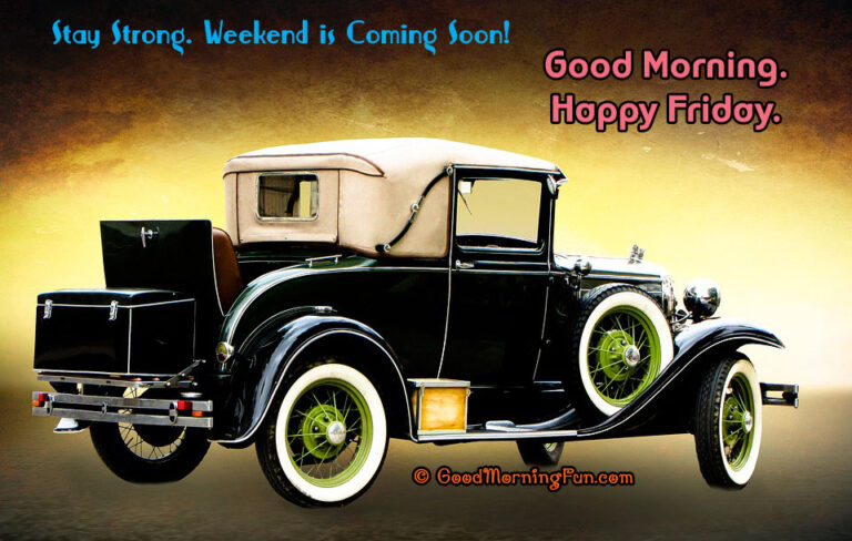Good Morning Friday Images & Greetings For Whatsapp Status