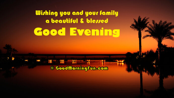 Cute Good Evening Quotes With HD Images Greetings - Good Morning Fun