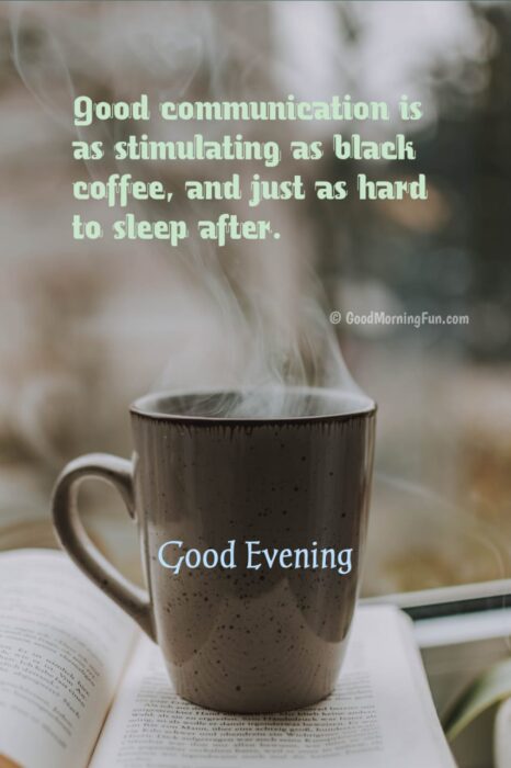 Cute Good Evening Quotes With HD Images Greetings - Good Morning Fun